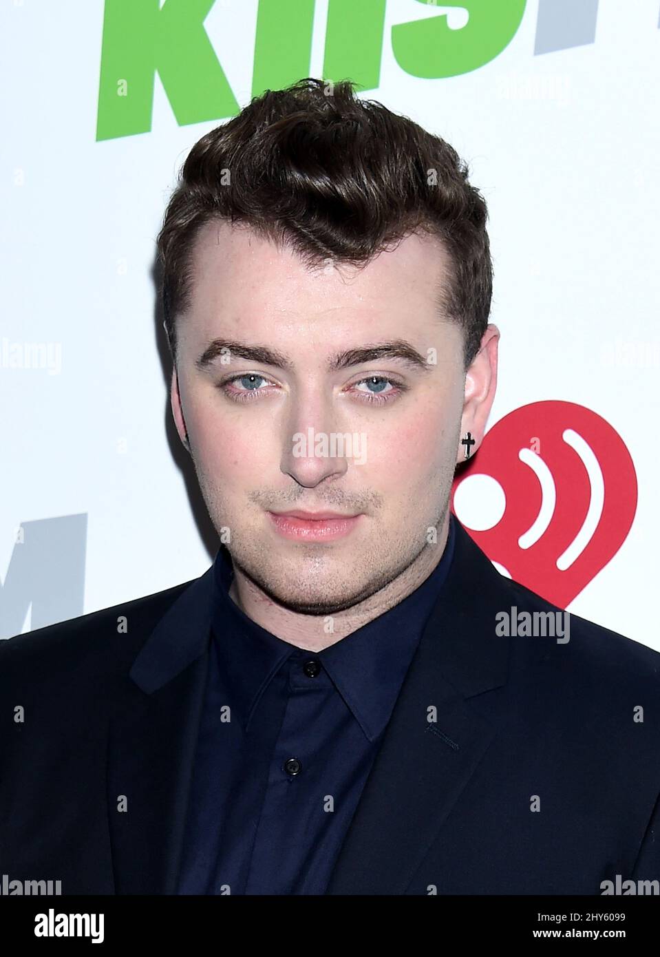 Sam Smith arrives for KIIS FM's Jingle Ball concert held at Staples ...