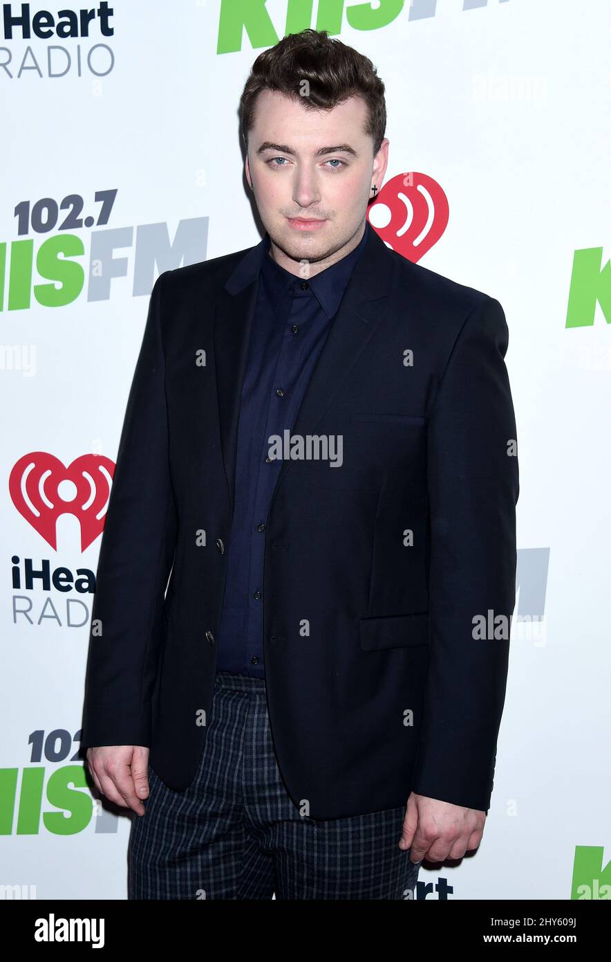 Sam Smith arrives for KIIS FM's Jingle Ball concert held at Staples ...