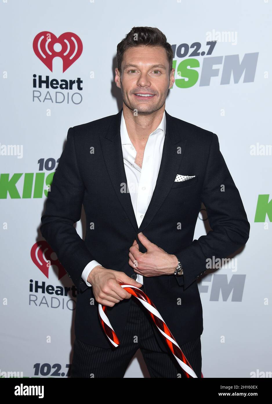 Ryan Seacrest arrives for KIIS FM's Jingle Ball concert held at Staples ...