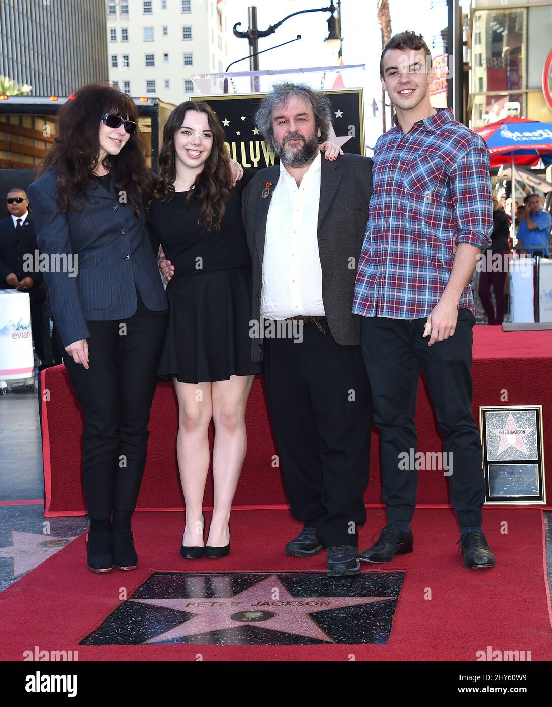 Fran Walsh, Katie Jackson, Peter Jackson and Billy Jackson attend the ...