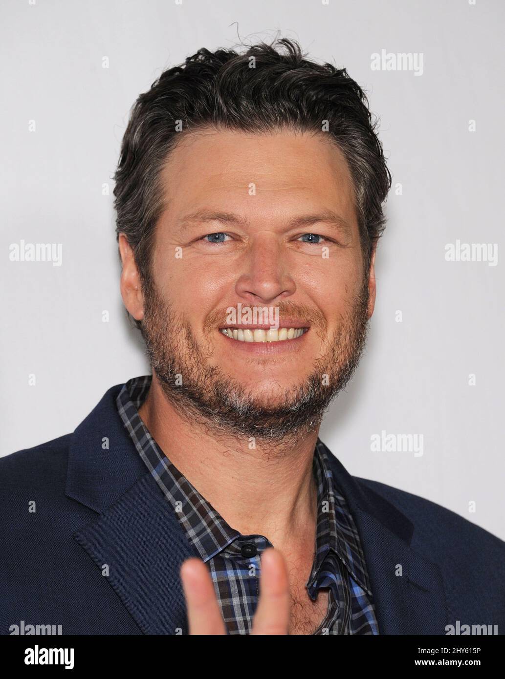 Blake Shelton attending "The Voice" season 7 red carpet event held at ...