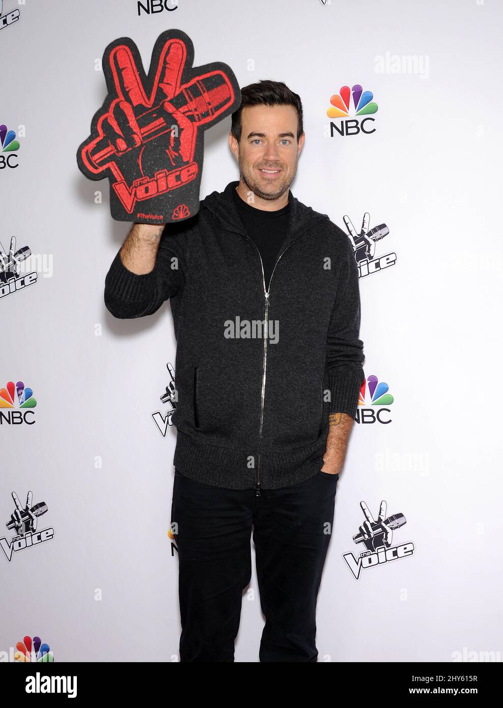 Carson Daly attending "The Voice" season 7 red carpet event held at ...
