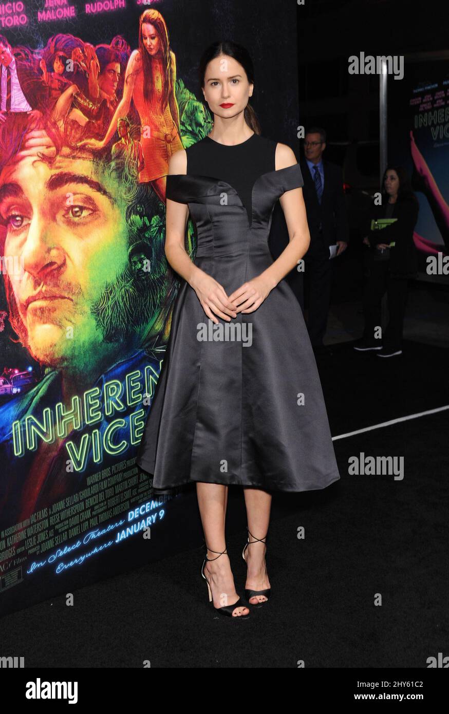 Katherine Waterston attending the premiere of "Inherent Vice" in Los ...