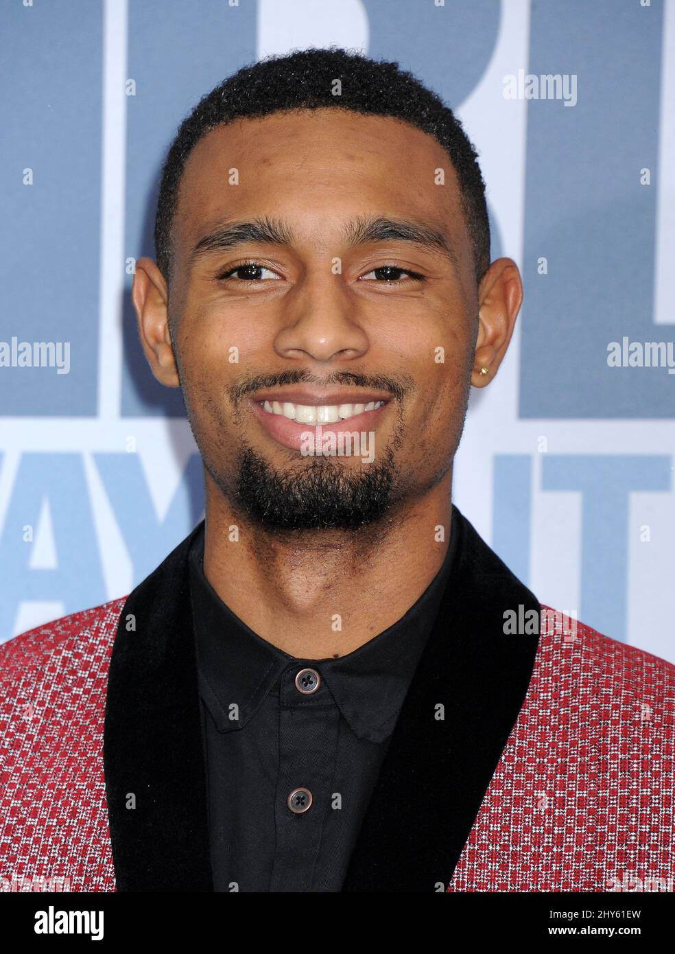 Anthony Kelley attending the premiere of "The Gambler" in New York ...