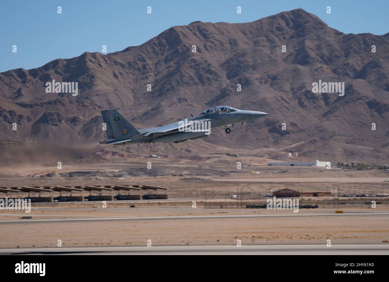 A Royal Saudi Air Force F-15SA assigned to the Royal Saudi Air Force ...