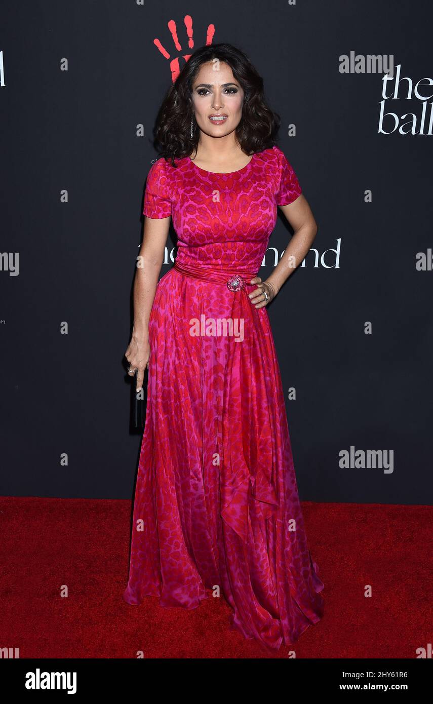Salma Hayek attending the first annual Diamond Ball held at The ...