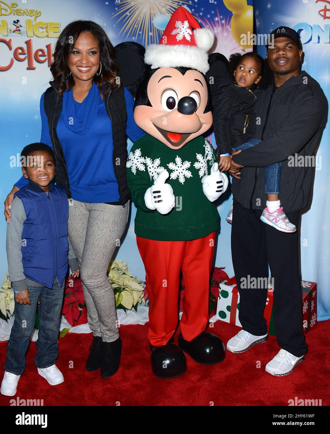 Laila Ali, Curtis Conway attending Disney On Ice Presents Let's ...