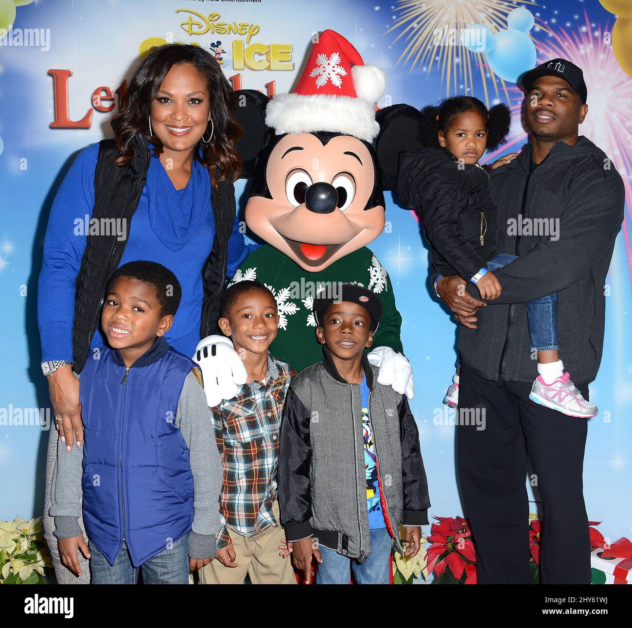 Laila Ali, Curtis Conway attending Disney On Ice Presents Let's ...