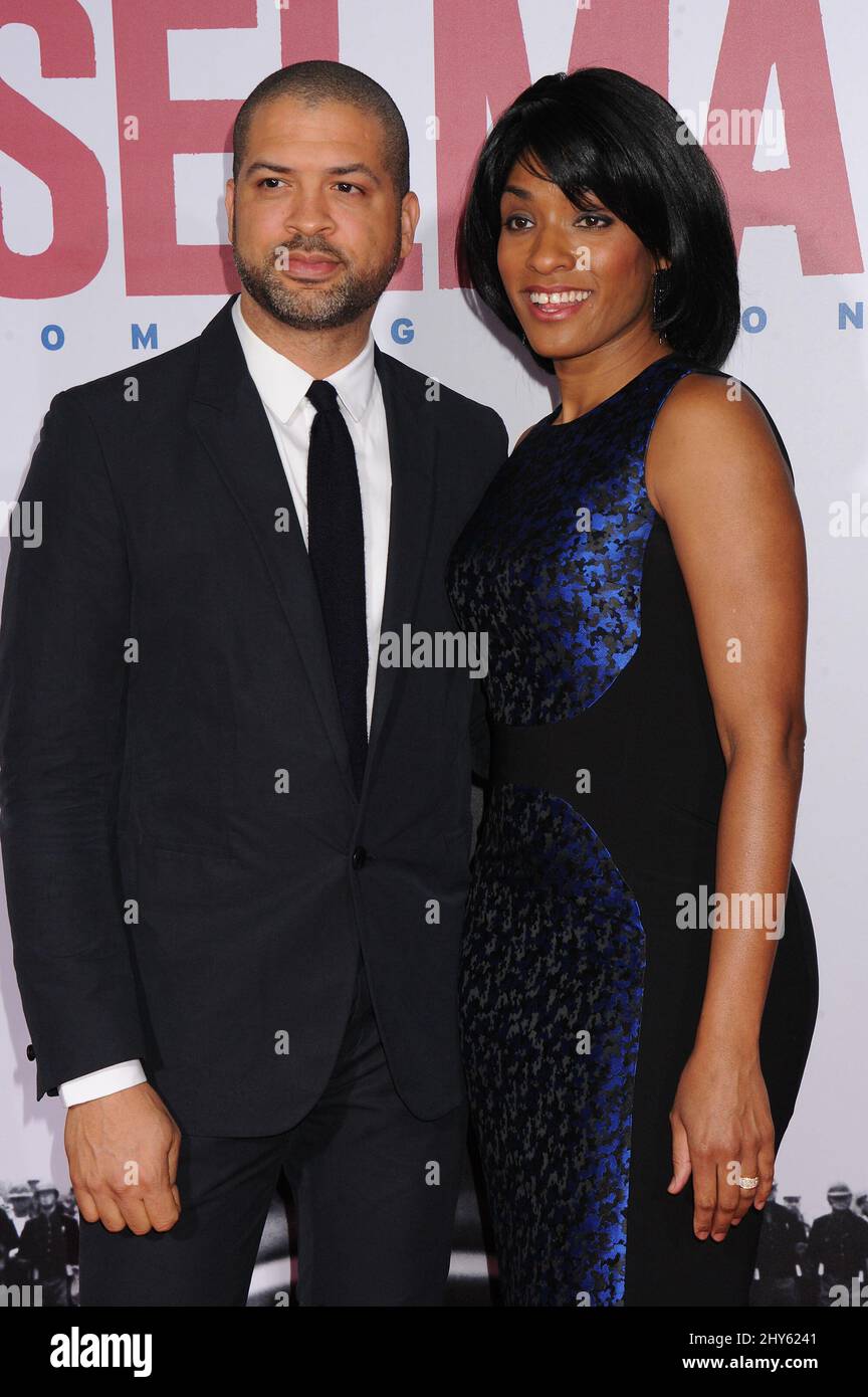 Jason Moran attending the premiere of 'Selma' in New York City Stock ...