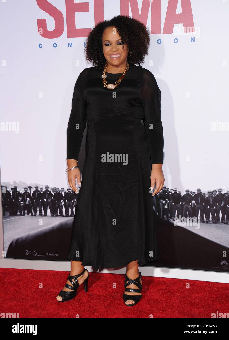 Lisa Price attending the premiere of 'Selma' in New York City Stock ...