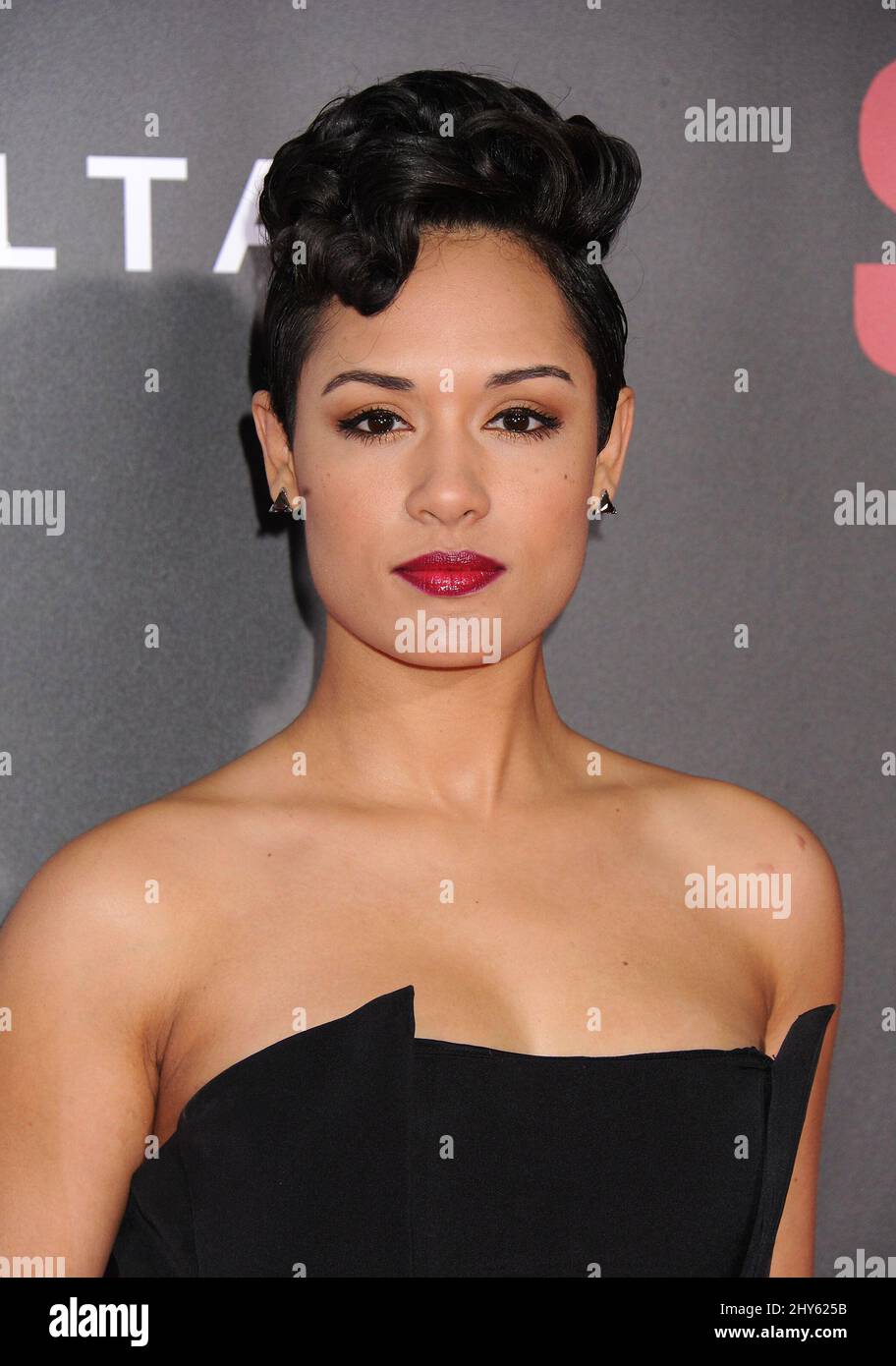 Grace Gealey attending the premiere of 'Selma' in New York City Stock ...