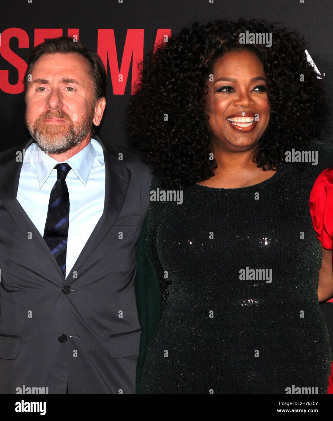 Tim Roth and Oprah Winfrey attending the "Selma" New York Premiere ...