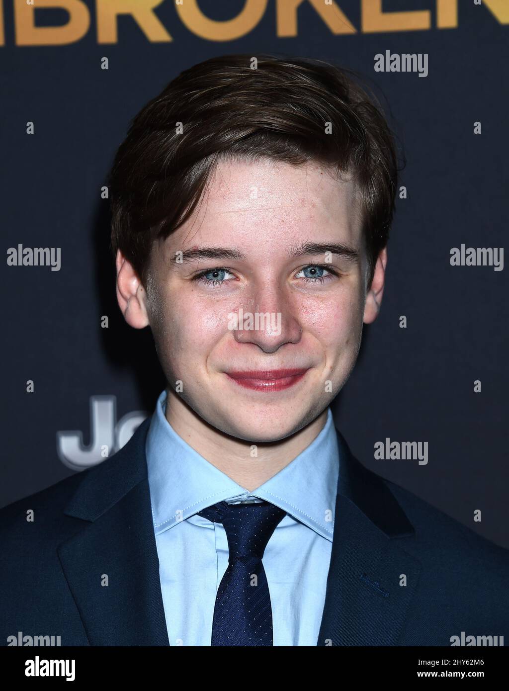 C.J. Valleroy attending the 'Unbroken' Premiere in Los Angeles Stock ...