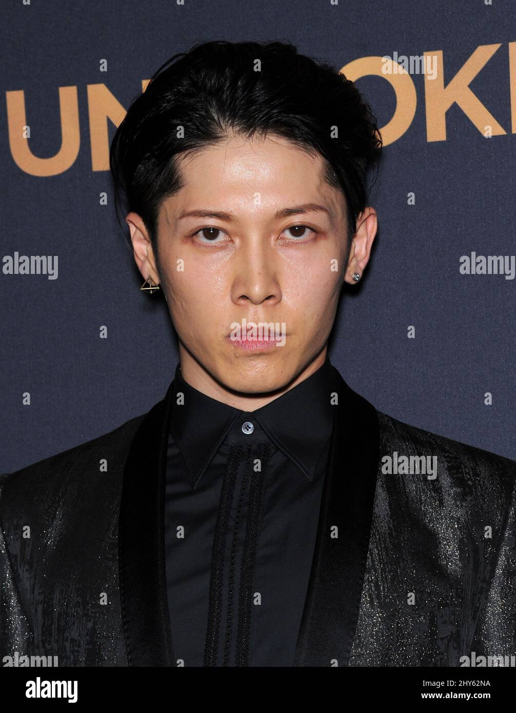 Miyavi attending the 'Unbroken' Premiere in Los Angeles Stock Photo - Alamy