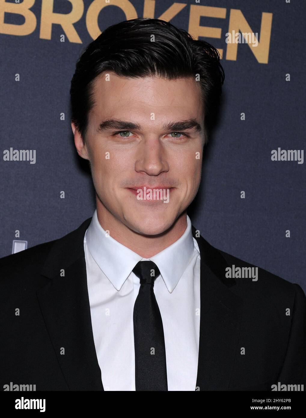 Finn Wittrock attending the 'Unbroken' Premiere in Los Angeles Stock ...