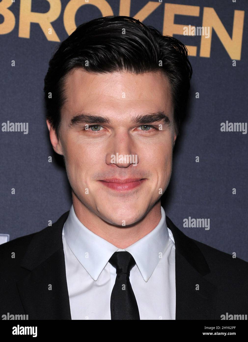 Finn Wittrock attending the 'Unbroken' Premiere in Los Angeles Stock ...