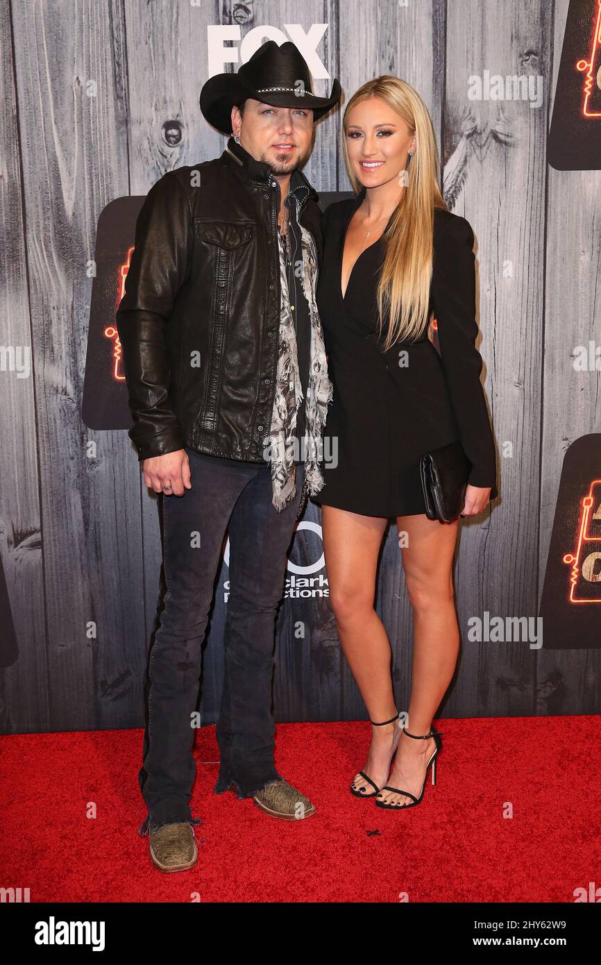 Jason Aldean,Brittney Kerr attending the 1st Annual American Country ...
