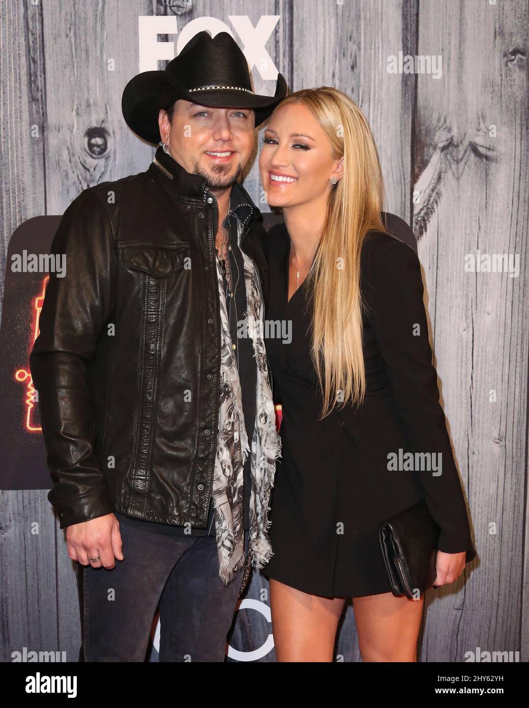 Jason Aldean,Brittney Kerr attending the 1st Annual American Country ...