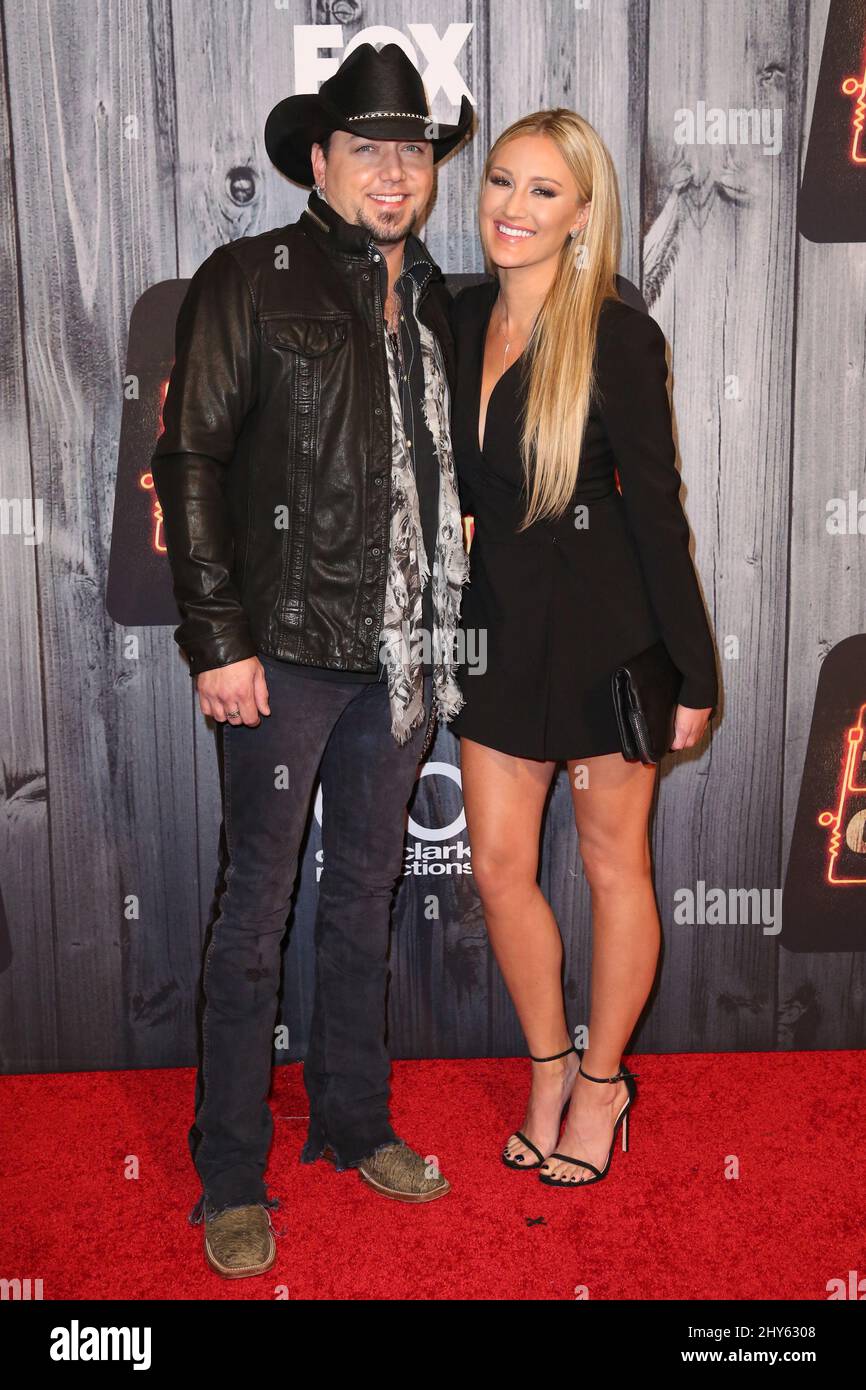 Jason Aldean,Brittney Kerr attending the 1st Annual American Country ...