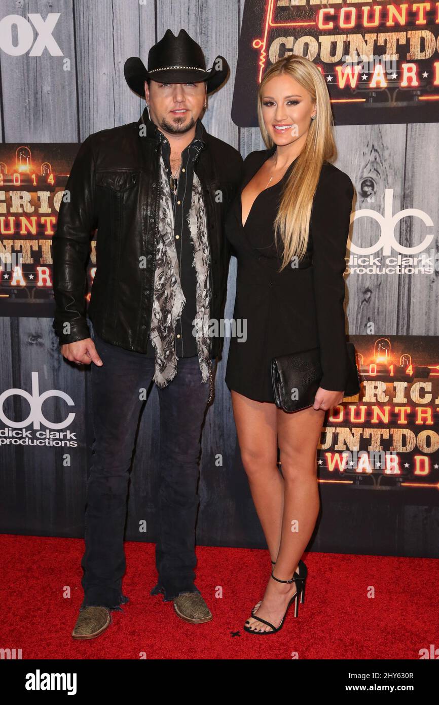 Jason Aldean,Brittney Kerr attending the 1st Annual American Country ...