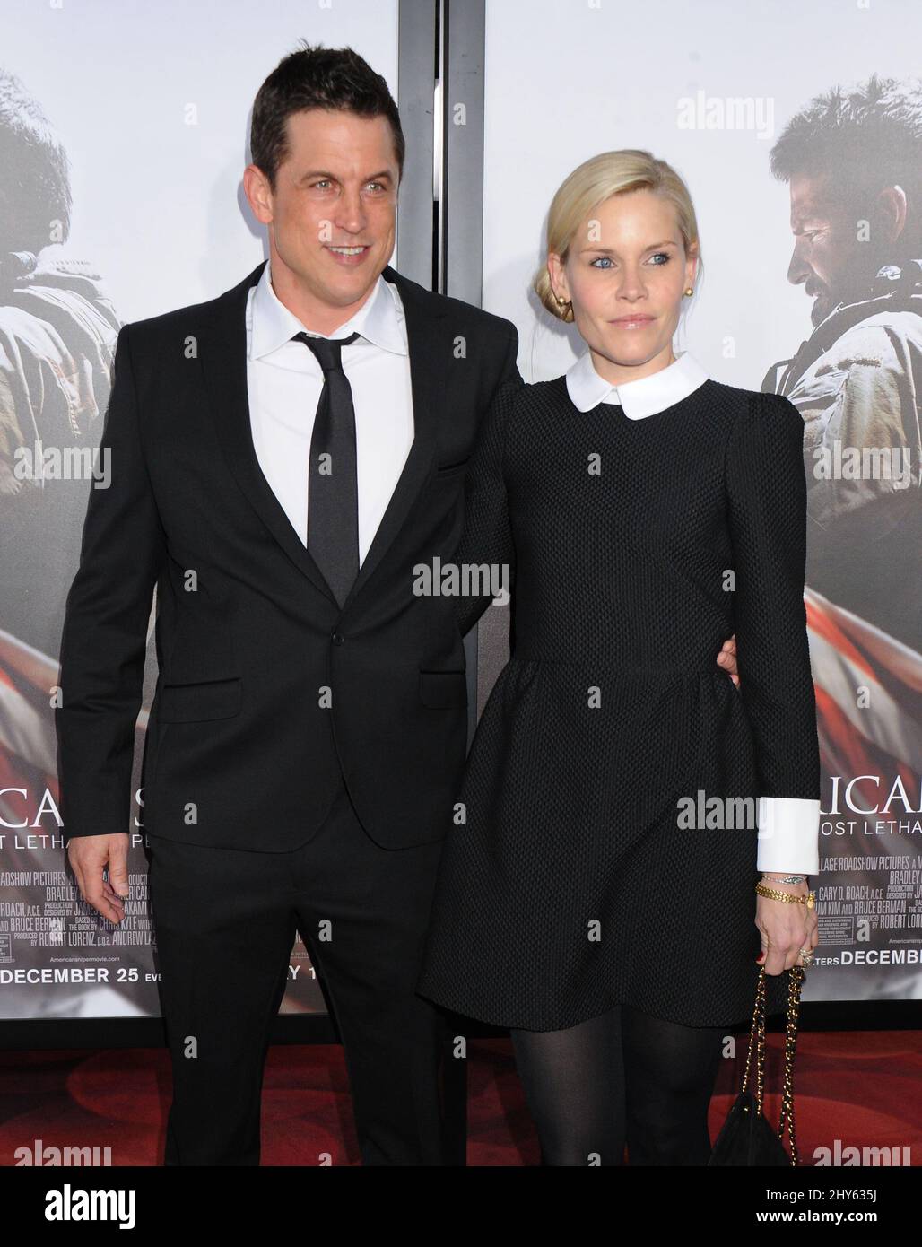 Jason Hall attending the 'American Sniper' Premiere in New York Stock ...