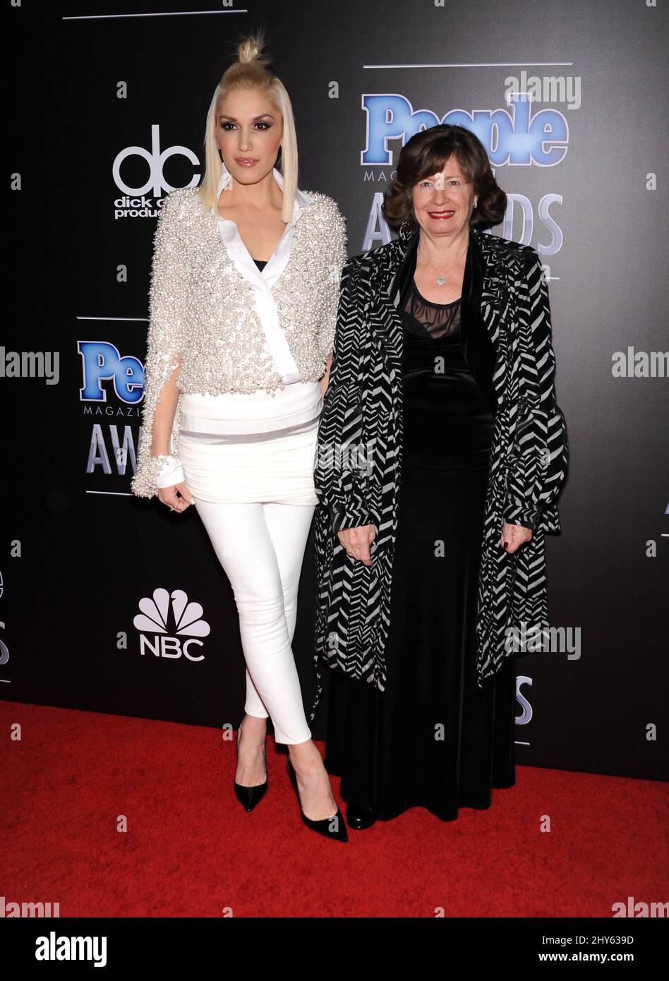 Gwen Stefani & Patricia Stefani attending the People Magazine Awards at ...
