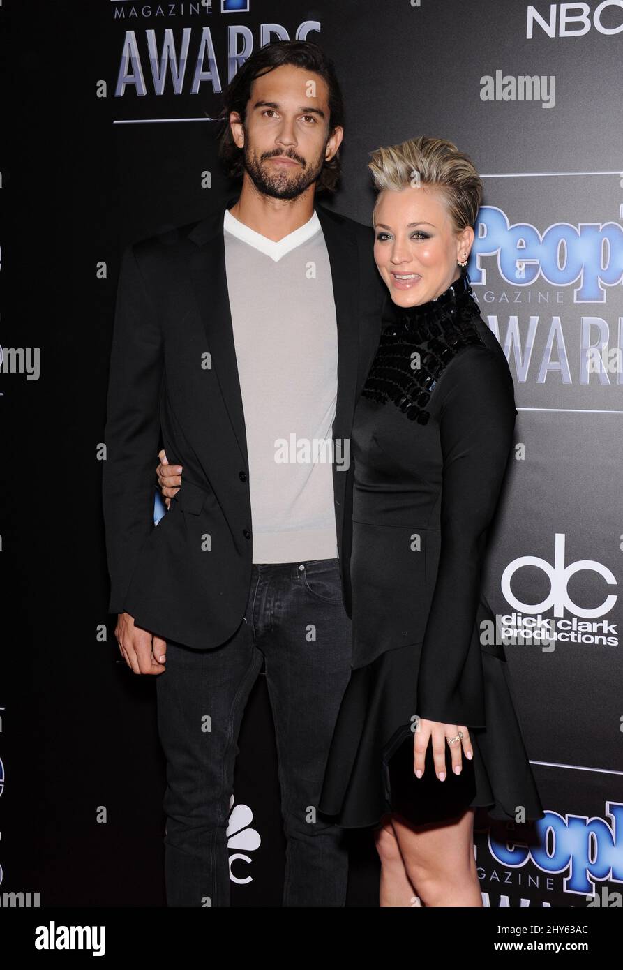 Kaley Cuoco & Ryan Sweeting attending the People Magazine Awards at the ...