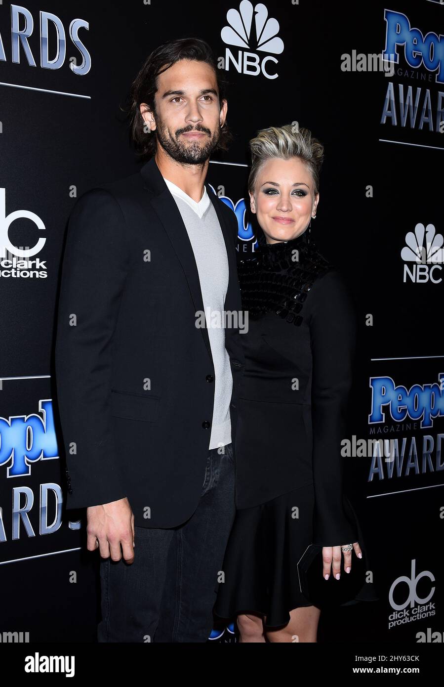 Kaley Cuoco and Ryan Sweeting attending the People Magazine Awards at ...