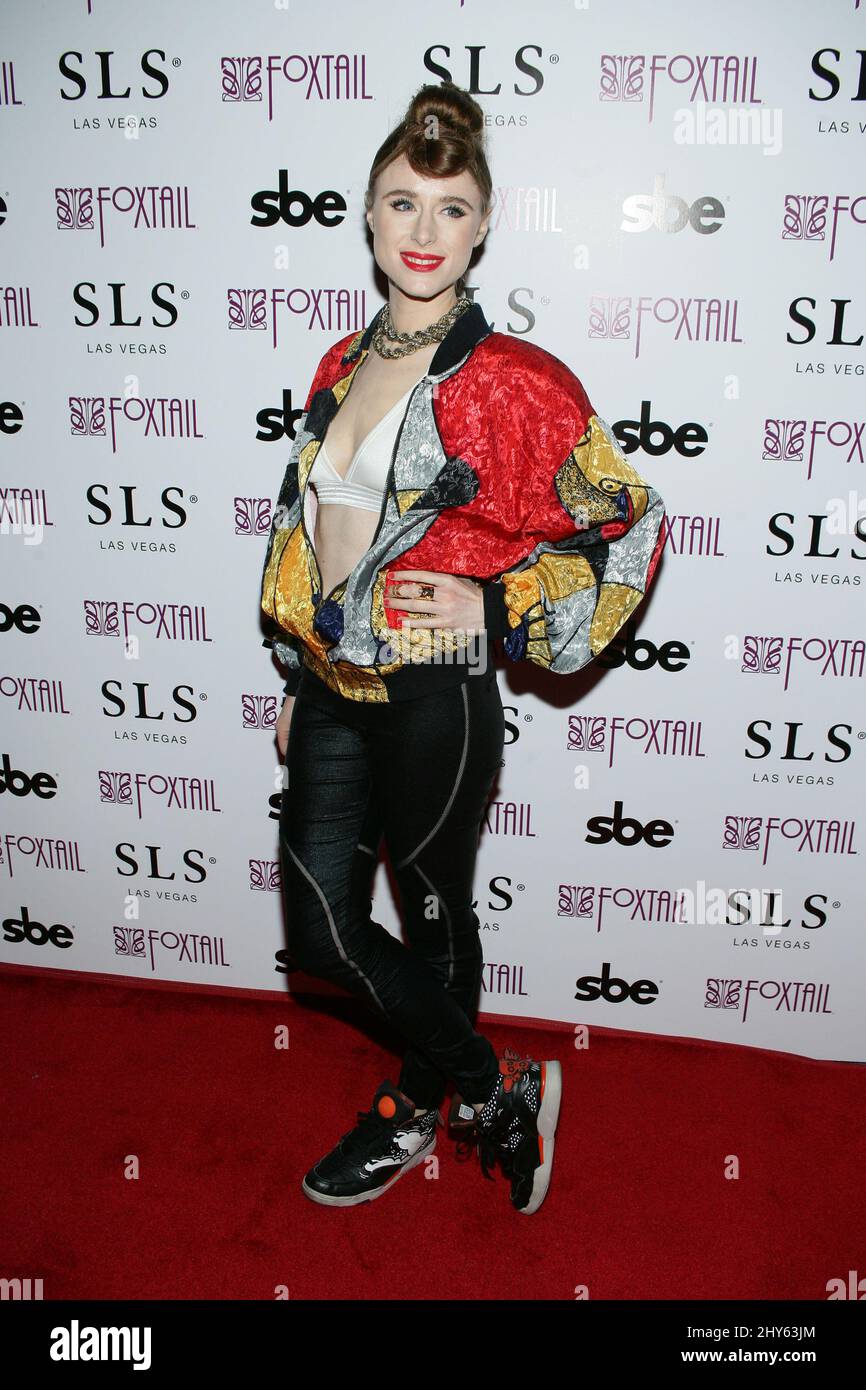 Kiesza Hosts Membership Mondays at Foxtail Nightclub, SLS Hotel, Las ...