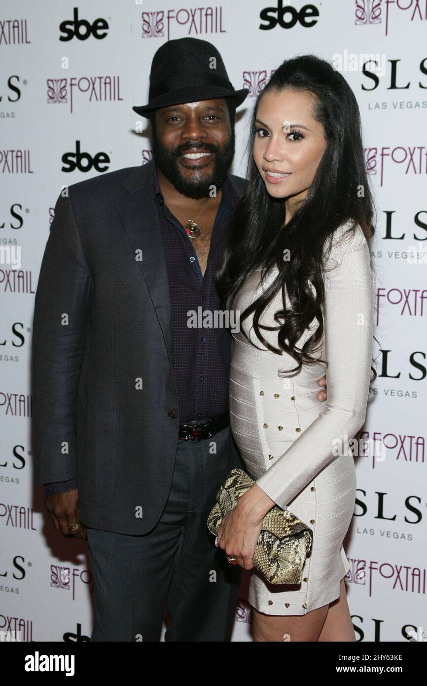Chad Coleman, Pam Moran arriving for New Year's Eve at Foxtail ...