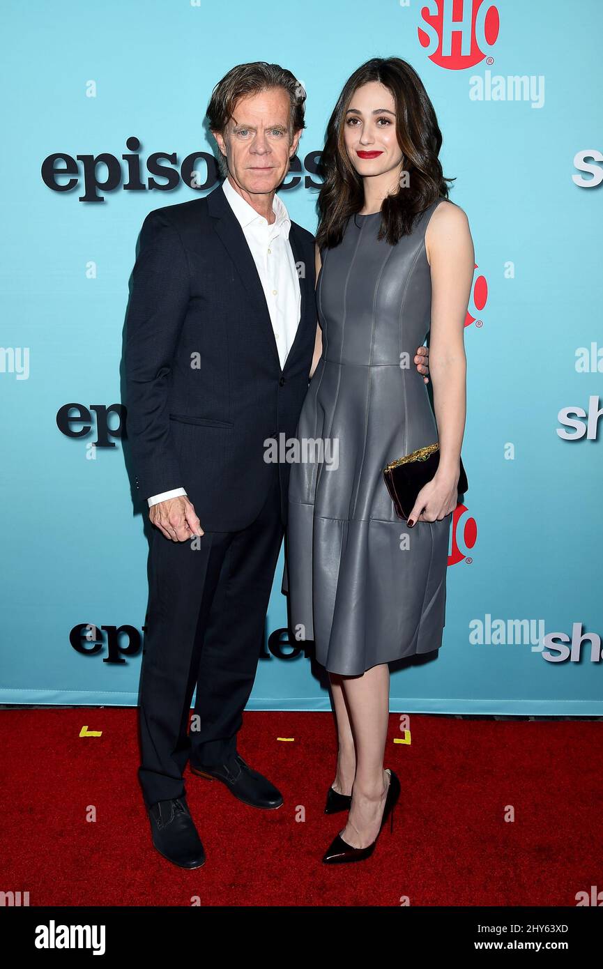 William H. Macy and Emmy Rossum attending Showtime Celebrates All-New ...