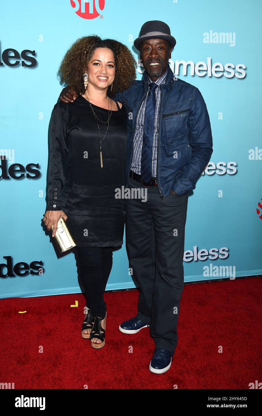 Don Cheadle and Bridgid Coulter attending Showtime Celebrates All-New ...