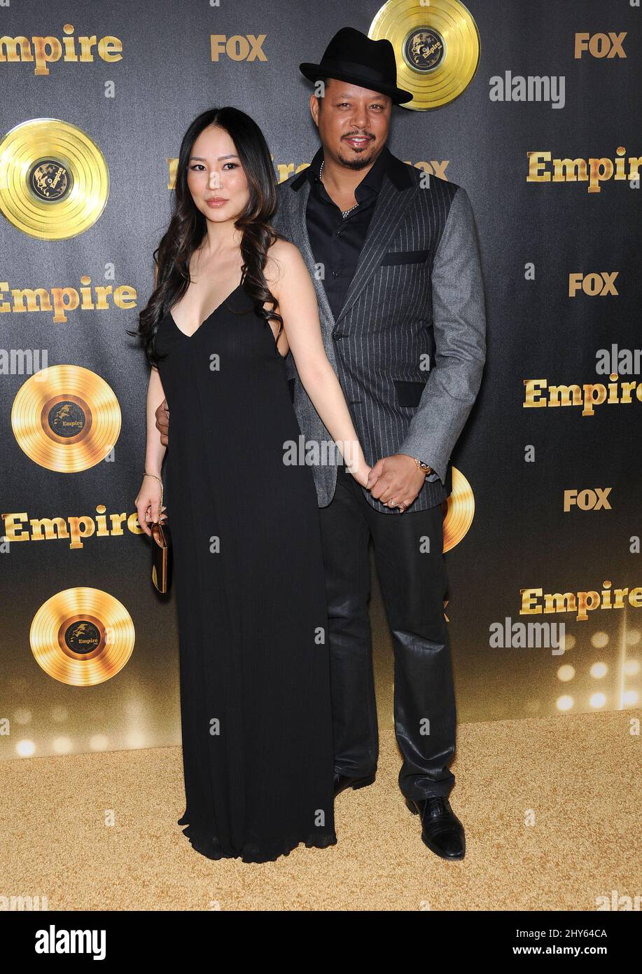 Terrence Howard & Miranda Howard attending the premiere of 'Empire ...