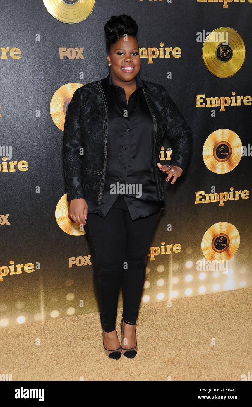 Amber Riley attending the premiere of 'Empire' Stock Photo - Alamy