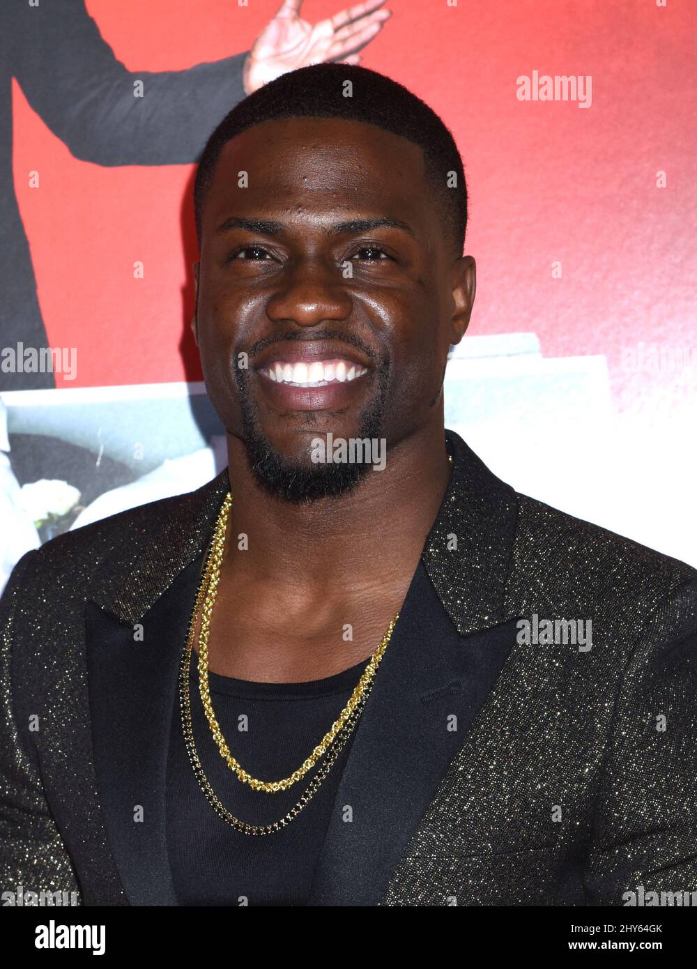 Kevin Hart attending the premiere of 'The Wedding Ringer' Stock Photo ...