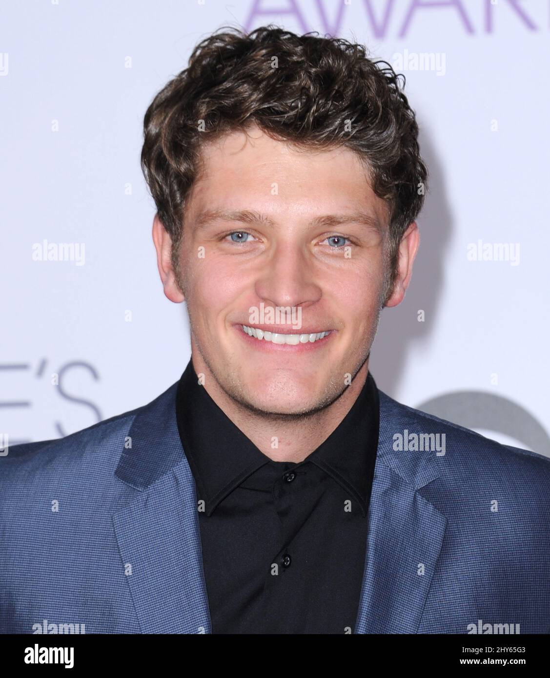 Brett Dier arriving at the People's Choice Awards at the Nokia Theatre ...