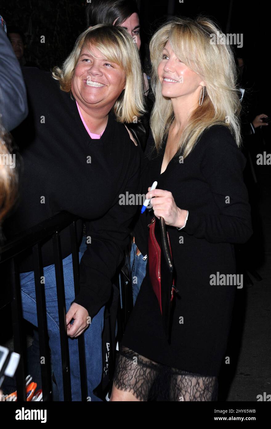 Heather locklear seen outside hi-res stock photography and images - Alamy