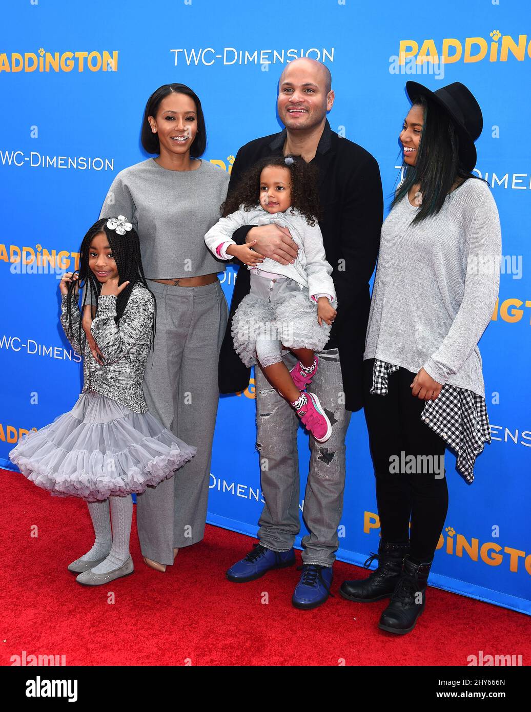 Melanie Brown, Stephen Belafonte, Madison Belafonte, Angel Brown ...