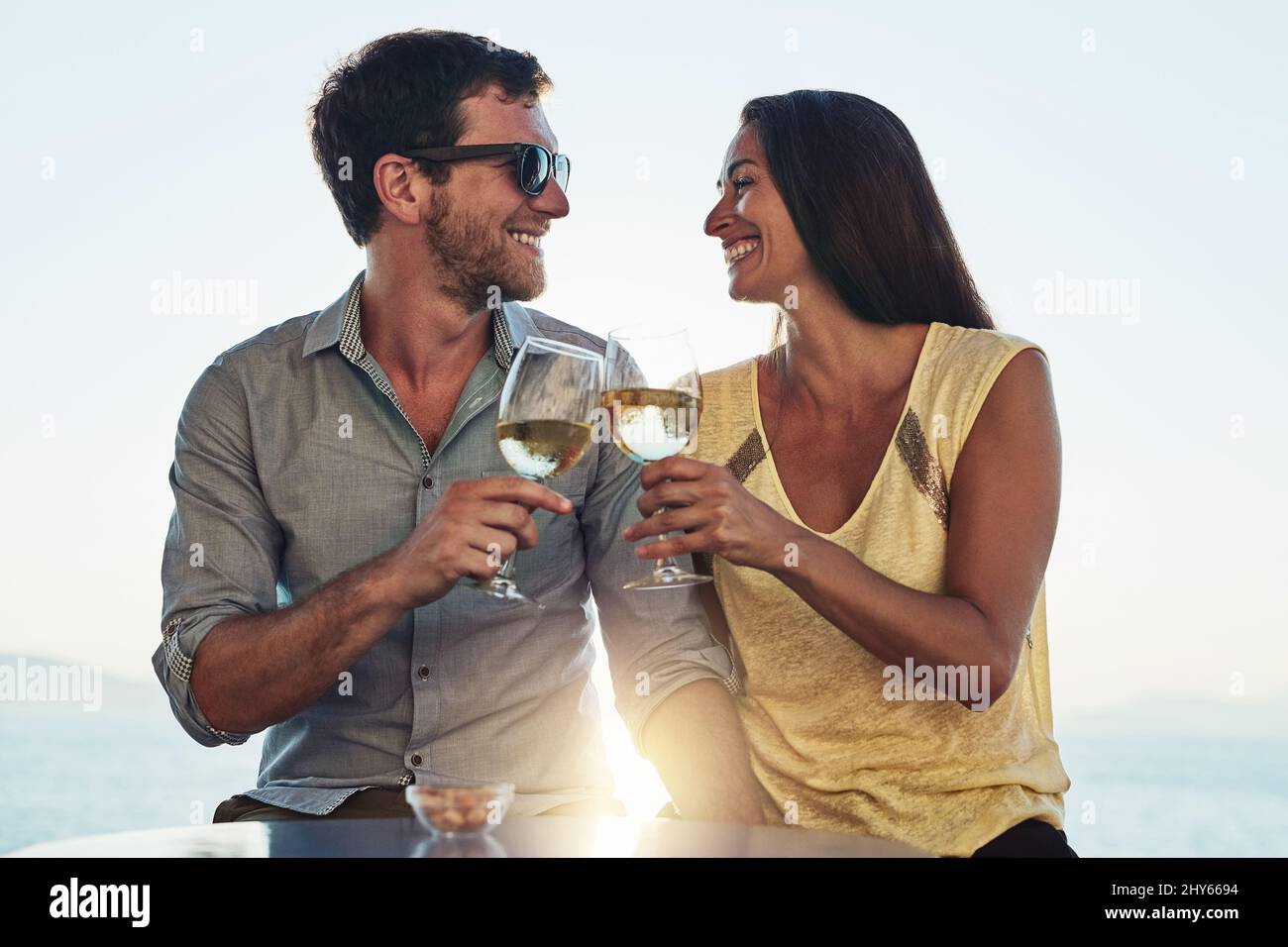 Middle aged couple having romantic hi-res stock photography and images ...