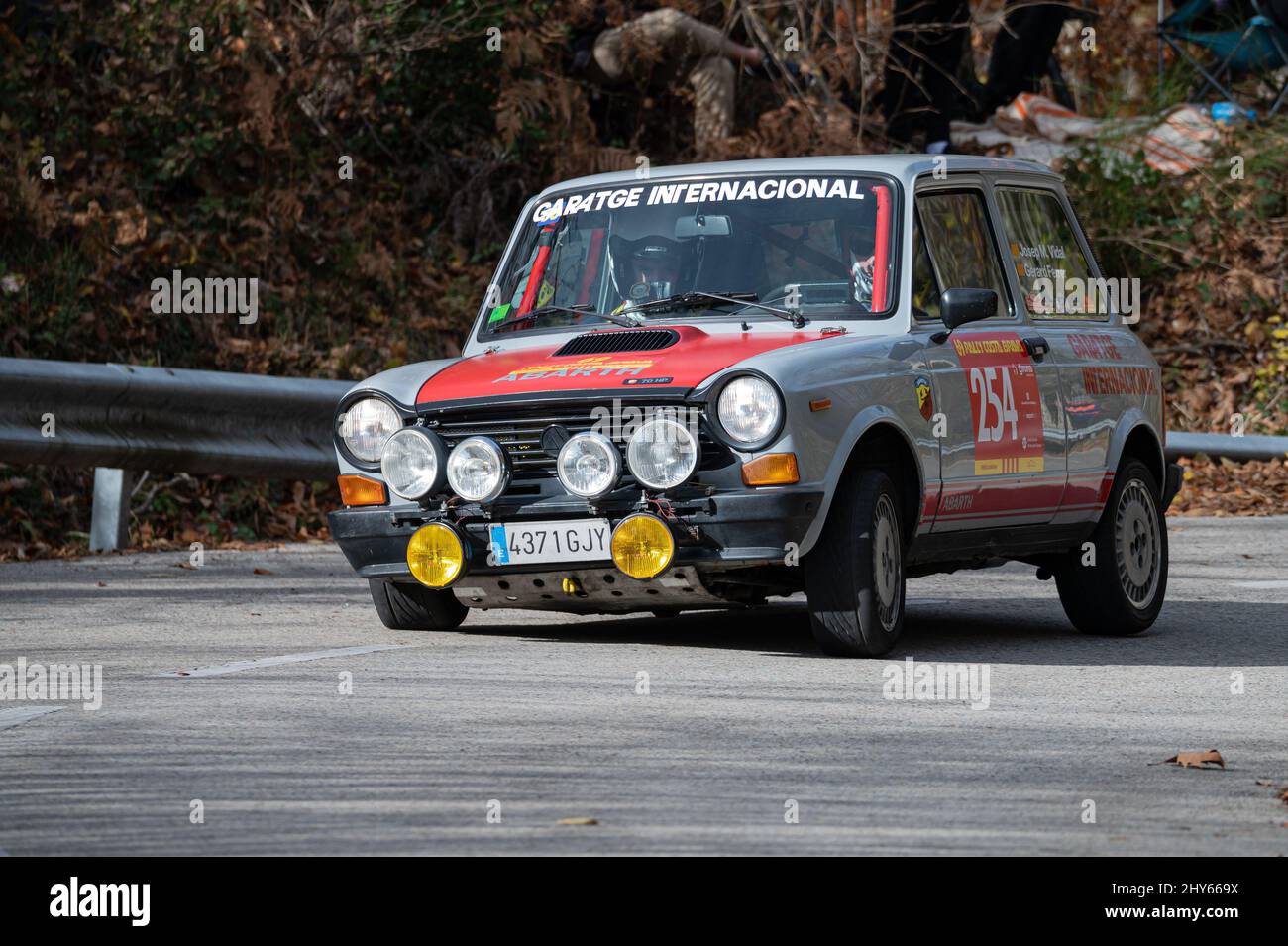 69th edition of the Costa Brava rally Autobianchi A112 Abarth Stock Photo - Alamy