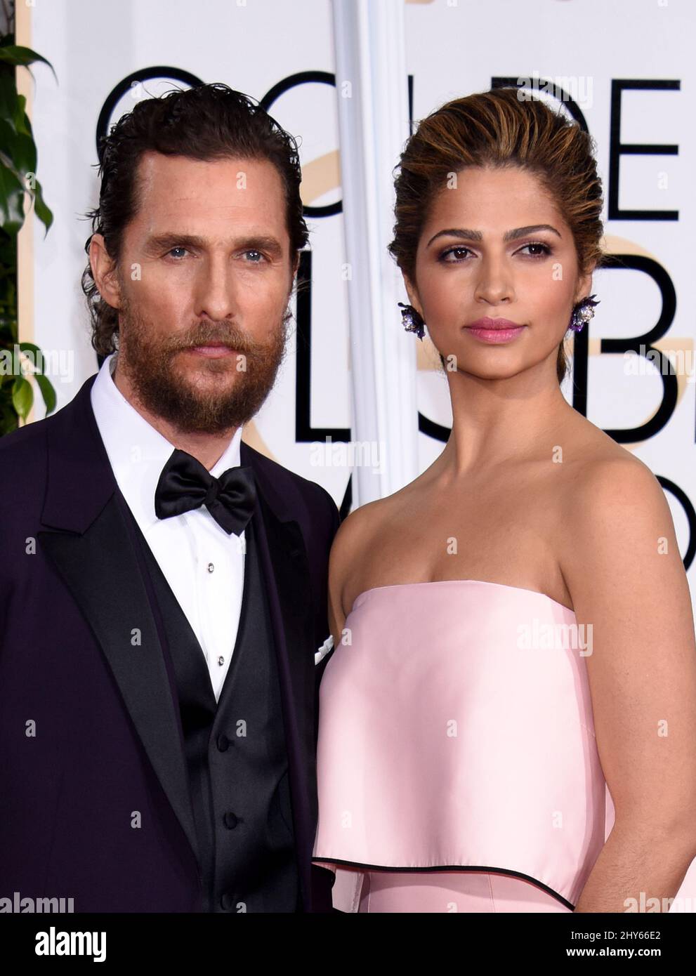 Matthew McConaughey and Camila Alves arriving for the 72nd Annual ...