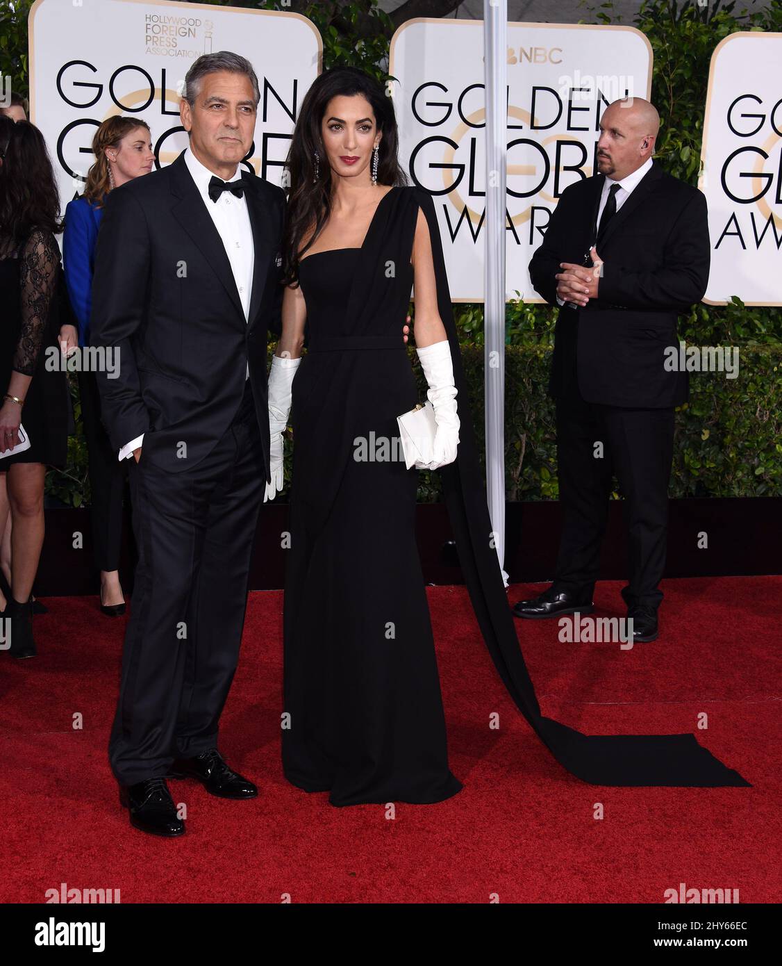 George Clooney & Amal Alamuddin arriving for the 72nd Annual Golden ...