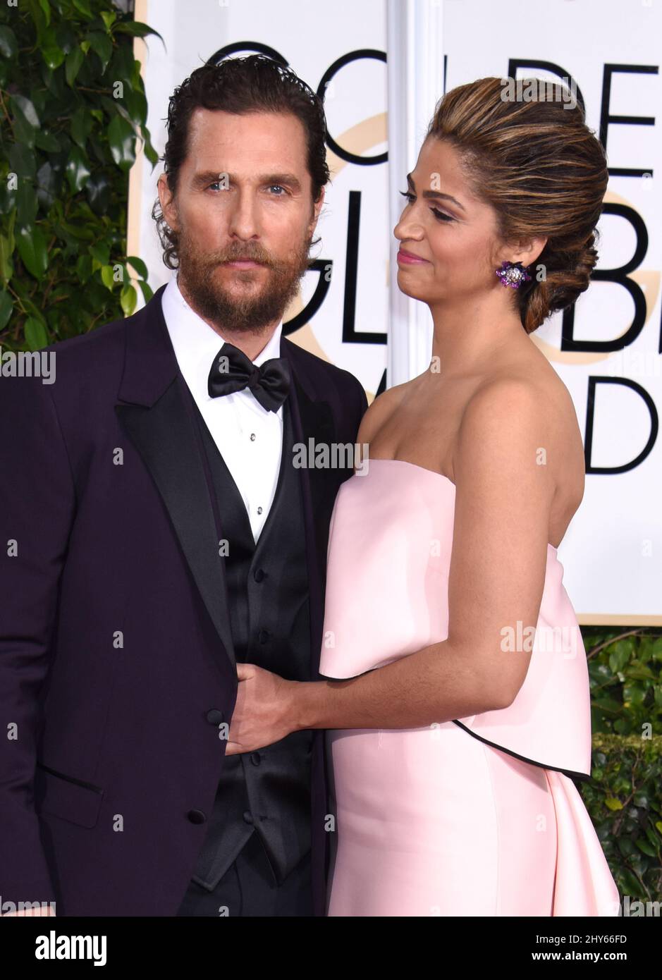 Matthew McConaughey and Camila Alves arriving for the 72nd Annual ...