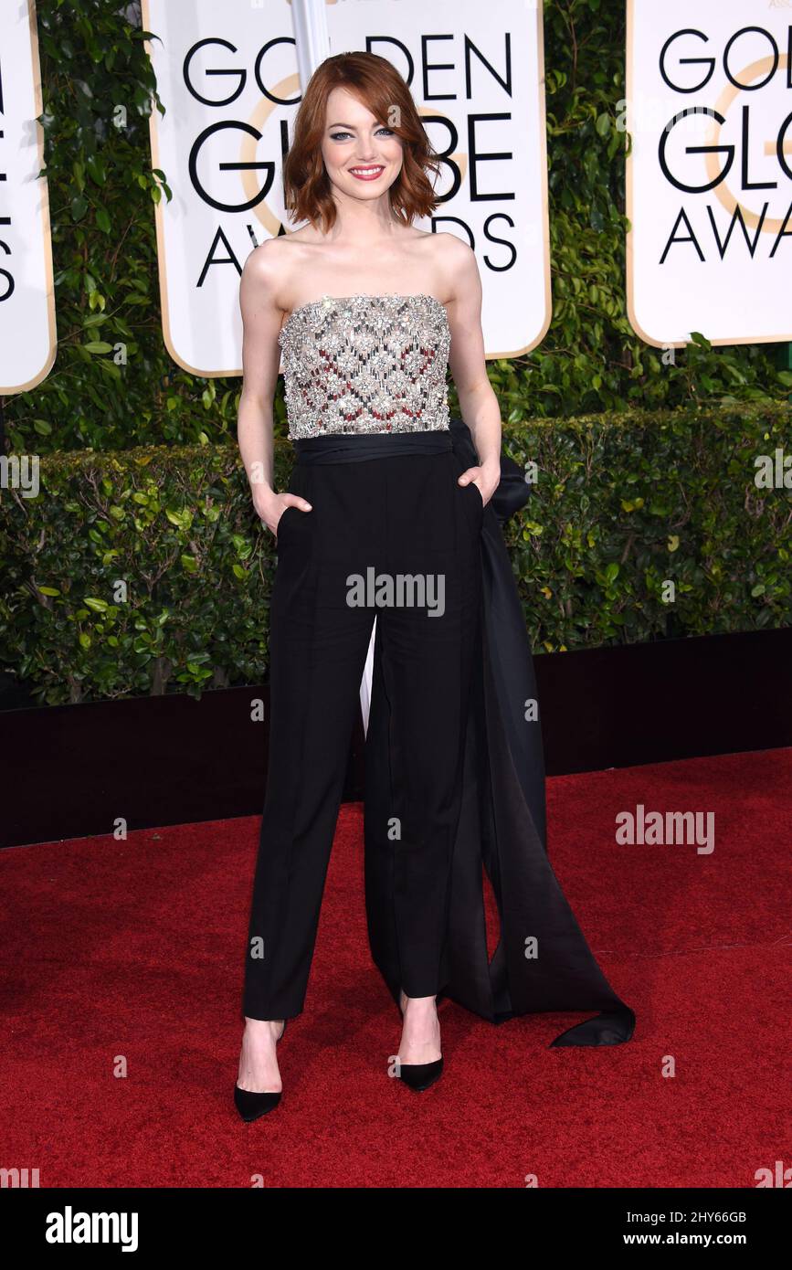 Emma Stone Golden Globes 2022