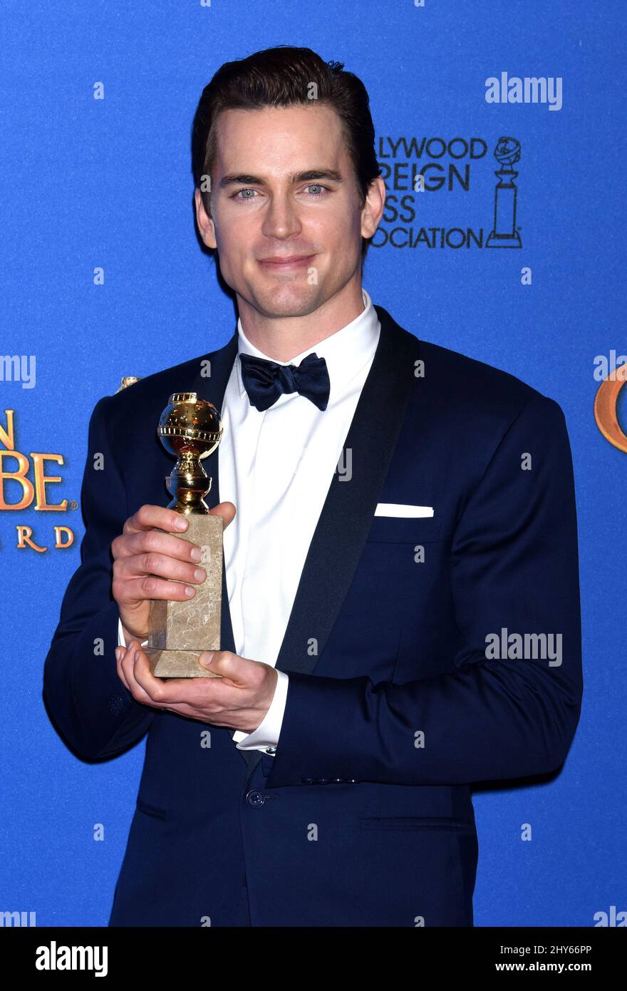 Matt Bomer in the press room for the 72nd Annual Golden Globe Awards ...