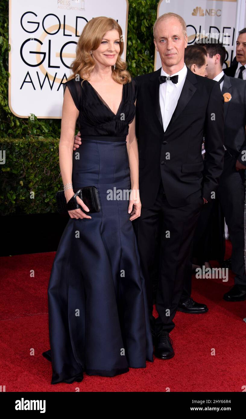 Rene Russo arriving for the 72nd Annual Golden Globe Awards held at the ...