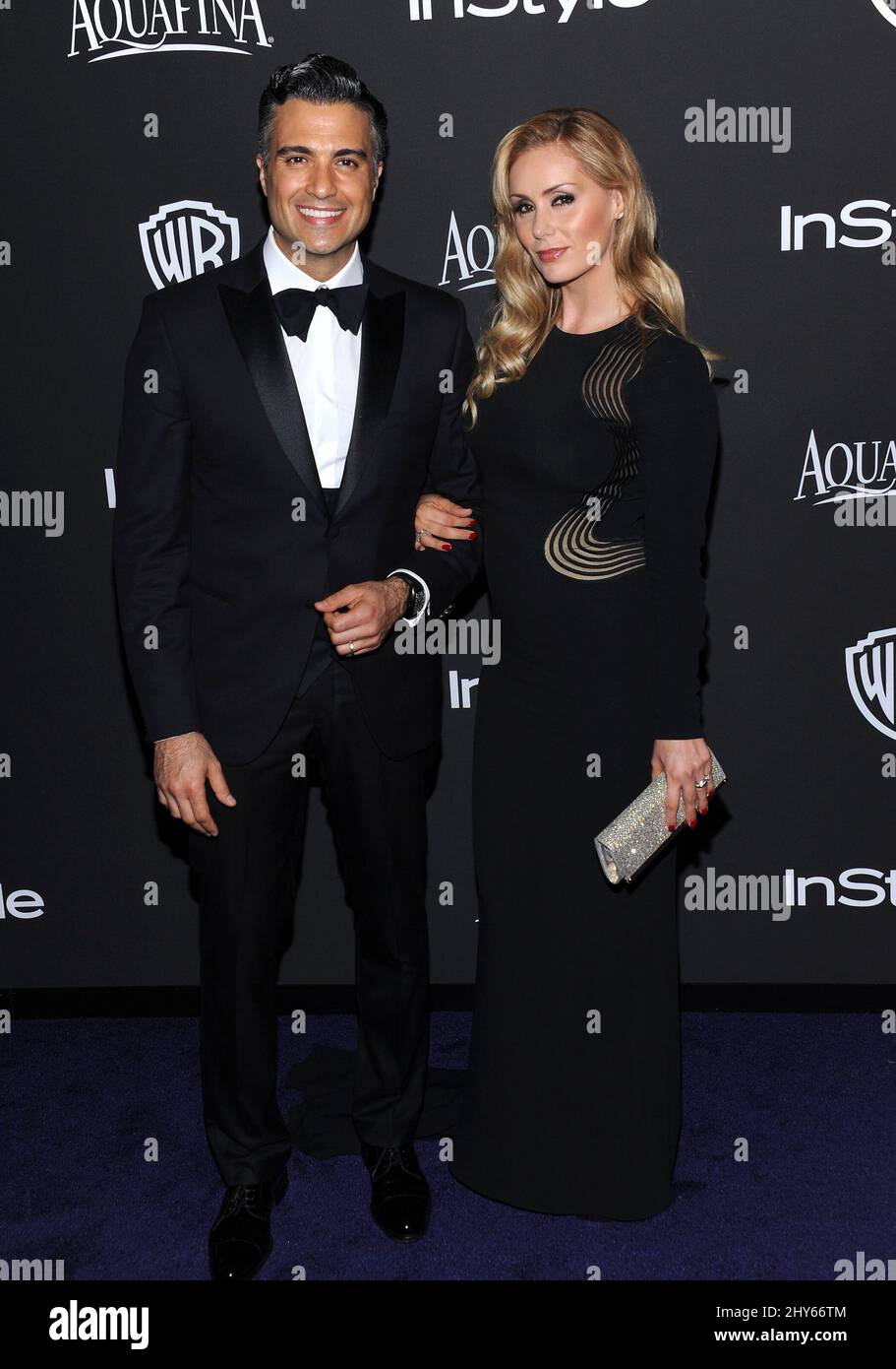 Jaime Camil and Heidi Balvanera attending the Warner Borthers/InStyle ...