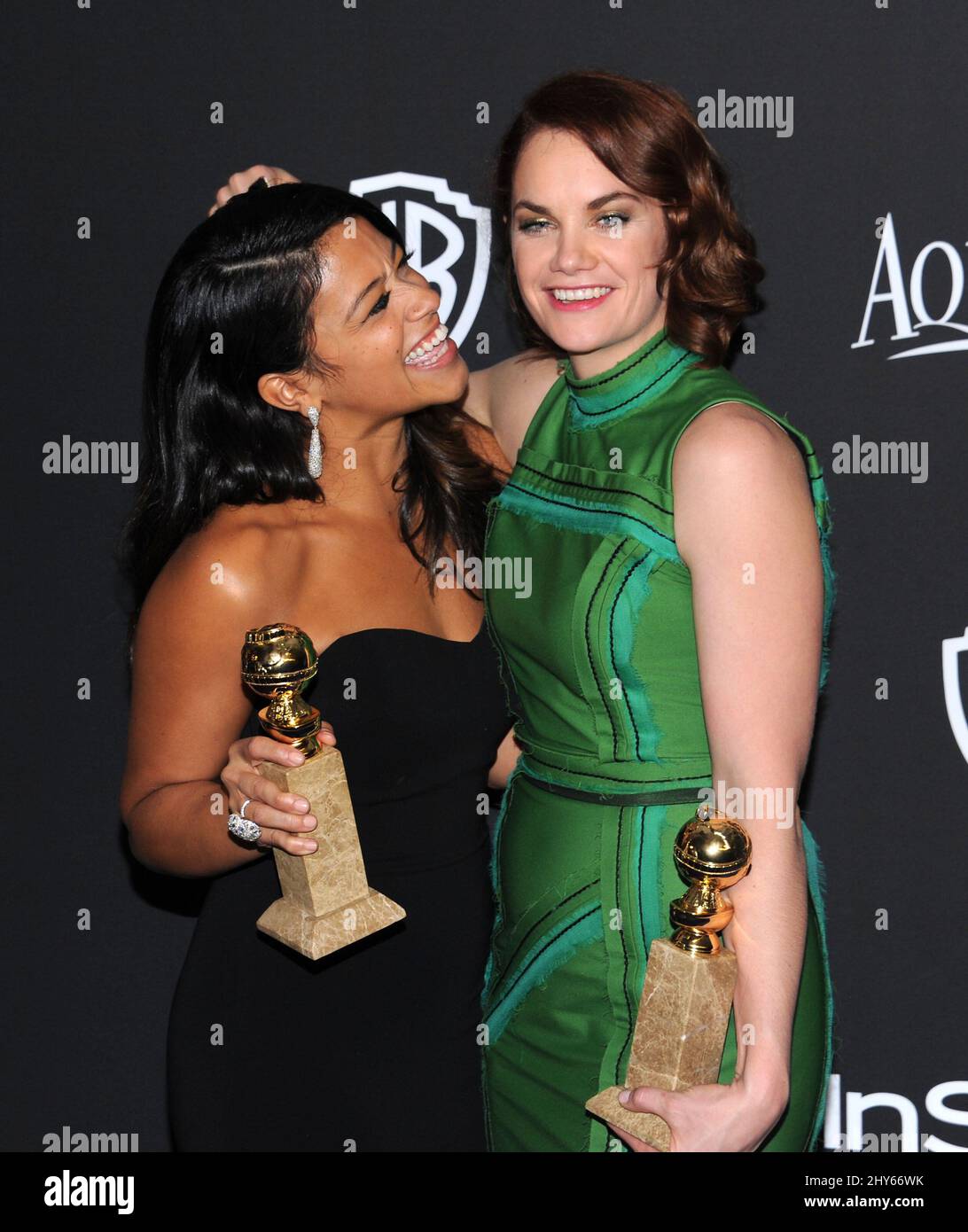 Gina Rodriguez and Ruth Wilson attending the Warner Borthers/InStyle ...