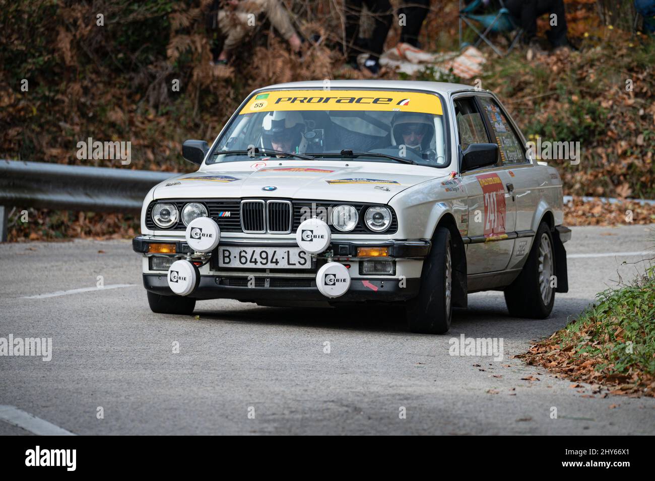69th edition of the Costa Brava rally BMW E30 325i Stock Photo - Alamy
