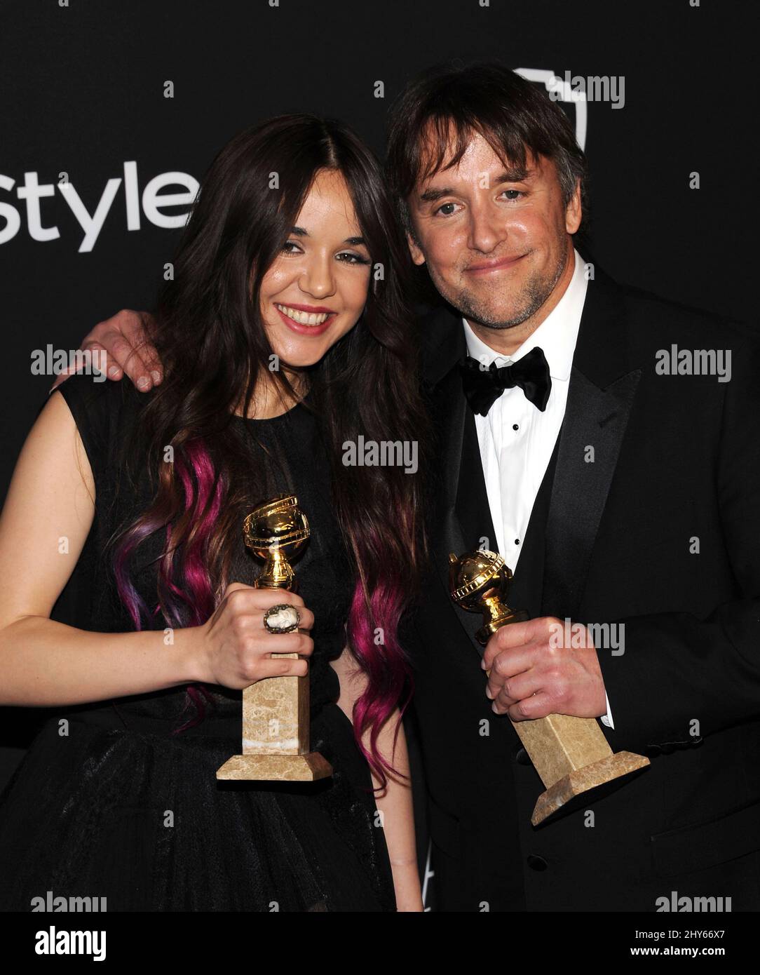 Lorelei Linklater and Richard Linklater attending the Warner Borthers ...